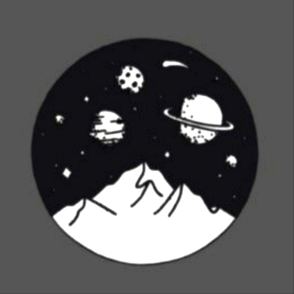 Handmade | Other | Outer Space Round Decal | Poshmark